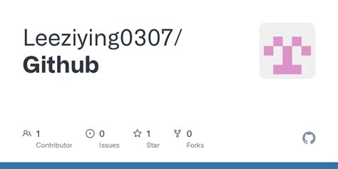GitHub Leeziying Github