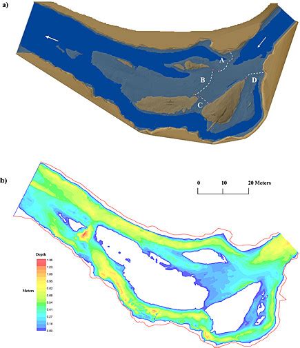 Terrain Model With Passage Transect Delineation For River2d Model At Download Scientific