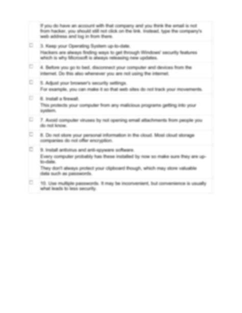 SOLUTION Ways To Protect Your Computer From Hackers Studypool