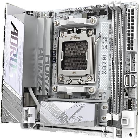 Gigabyte X870i Aorus Pro Ice Amd Am5 Lga 1718 Motherboard Mini Itx Ddr5 2x M 2 Pcie 5 0 Usb