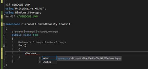 Windows Namespace Conflict Issue Microsoft MixedRealityToolkit Unity GitHub