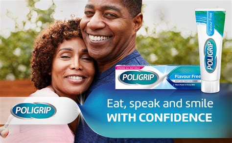 Poligrip Flavour Free Denture Fixative Cream 70 G Pack Of 6 Amazon