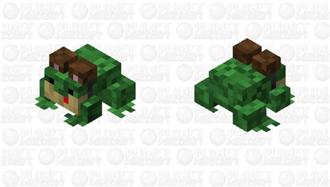 Derp Frog With Cat Ear Headband Minecraft Mob Skin