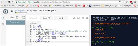 python et numworks portail pédagogique académique