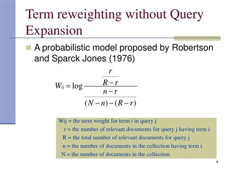 ppt relevance feedback and other query modification techniques