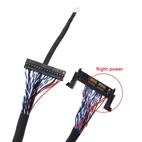 Jual Lvds Cable Ch Bit Pins Pin Dual Lvds Cable Lcd Power Kanan Shopee Indonesia