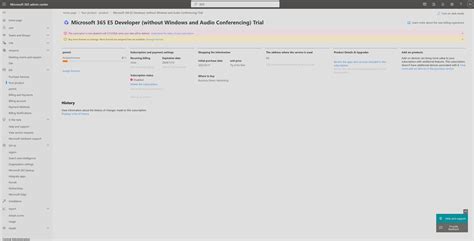 Microsoft 365 Developer Program E5 Subscription Is Disabled And The Activation Button Is Grayed