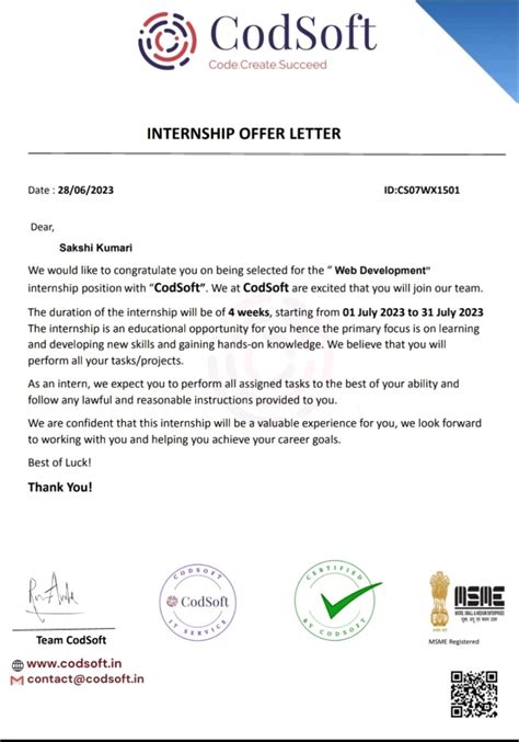 Codsoft Webdevelopment Codsoft Internship Sakshi Kumari
