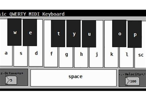 Making A Virtual Qwerty Midi Keyboard Using Pure Data