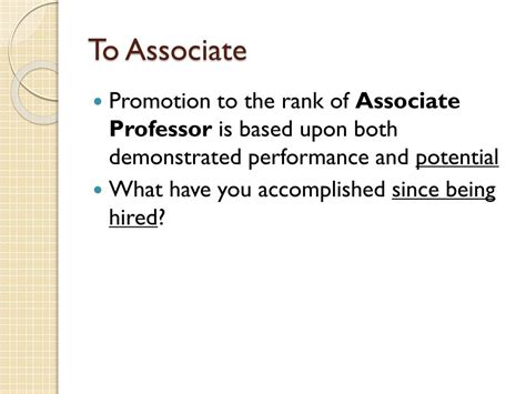 Ppt Promotion And Tenure Powerpoint Presentation Free Download Id2495715