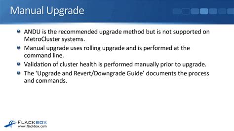 NetApp ONTAP Upgrades FlackBox
