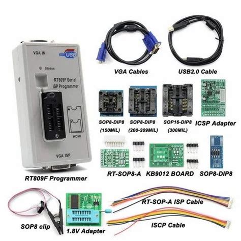 Dhruv Pro RT F Serial ISP BIOS Programmer Tool With V Adapter And Adapters Set At Best