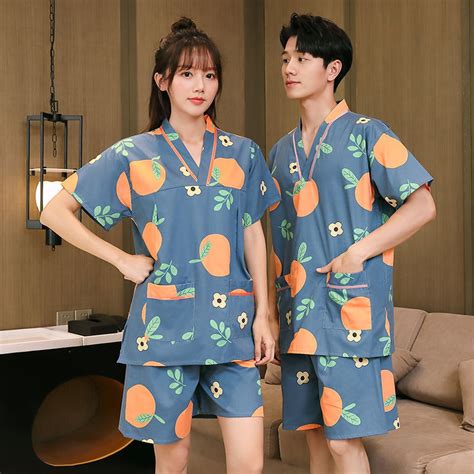 Sweat Steaming Clothes Women S Pure Cotton Men S Cotton Couple Clothes Large Size Sexy Yukata