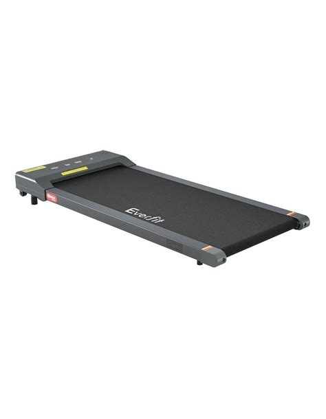 Everfit Treadmill Electric Walking Pad Under Desk Home Gym Fitness 400mm In Grey MYER