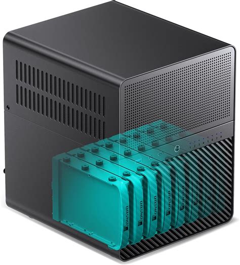 Mini Itx Nas Case Nas Network Storage Server Chassis 2 Bay Enclosure Support 2x 3