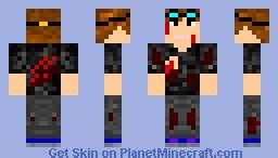 Survivor Bleeding Minecraft Skin