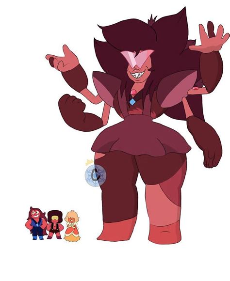 Carnelian Ruby And Padparadscha Sapphire Pink Sugilite Steven