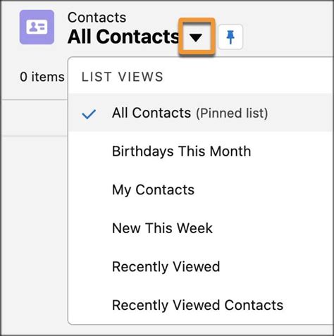 Get To Know List Views Salesforce Trailhead