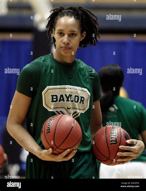 Baylors Brittney Griner Looks On During Ncaa College Basketball