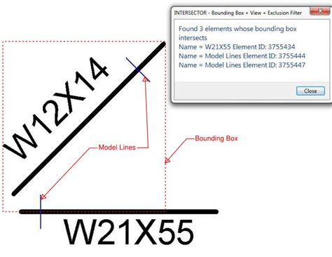 How To Find Intersected Line With Selected Element Autodesk Community