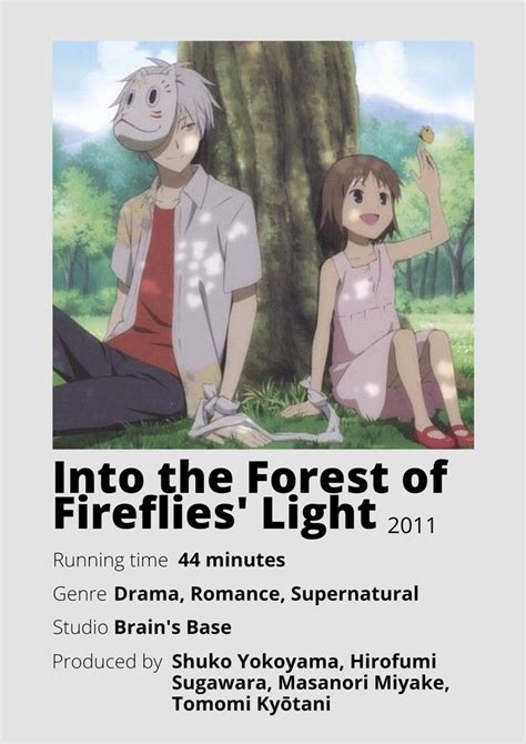 Anime Forest Of Fireflies