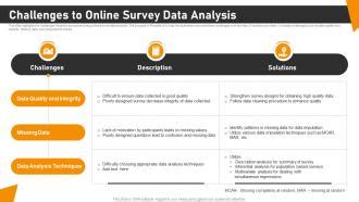 Challenges To Online Survey Data Analysis PPT Presentation