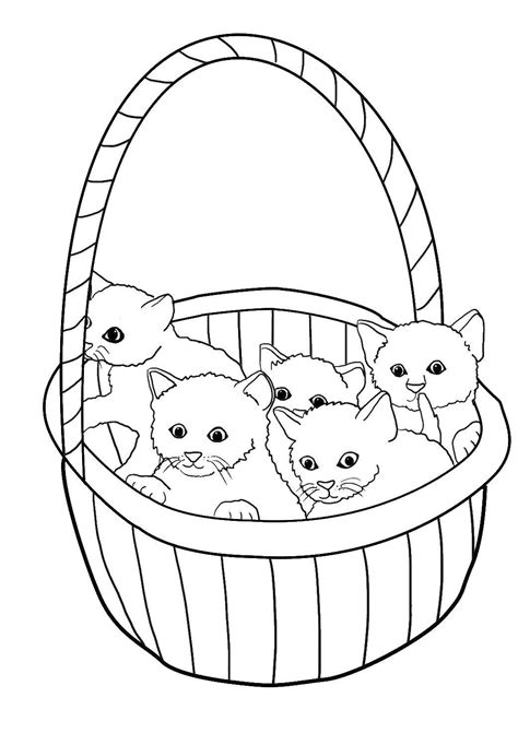 Раскраски С Котиками - Открытки kартинки