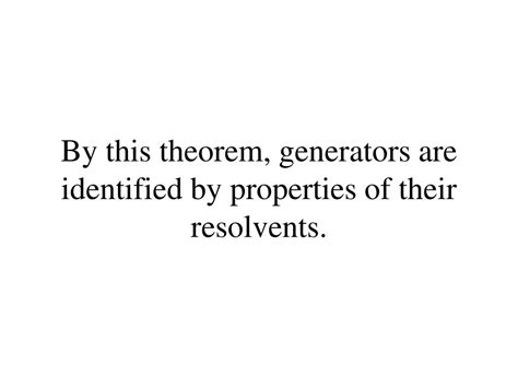 Ppt Hille Yosida Cantate Theorem Proof And Applications