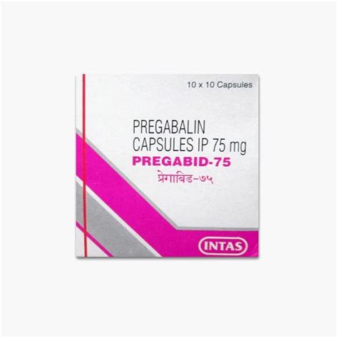 Pregabid 75 Pregabalin At ₹ 258 5 Stripe Pregabalin Capsules And Tablets In Nagpur Id