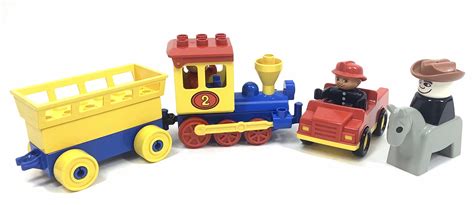 Lot Assorted Lego Duplo Bricks And Bucket