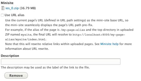 explanation hosting a minisite website on a govcms website the