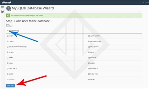 روش ساخت دیتابیس در سی پنل