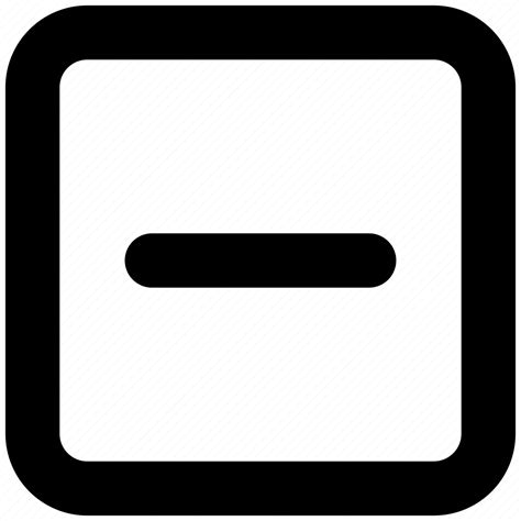Checkbox Checkmark Diff Edit Indeterminate Interface Removed Icon