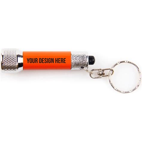 Advertising Metal Flashlight Keychains
