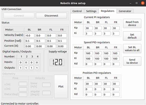A GUI Application For The DC Motor Controller