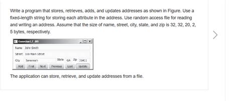 Solved Write A Program That Stores Retrieves Adds And