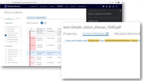 Exact Data Matching Loss Prevention Skyhigh Security