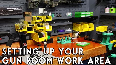 Building A Custom Reloading Bench For Your Gun Room Secureit Gun Storage