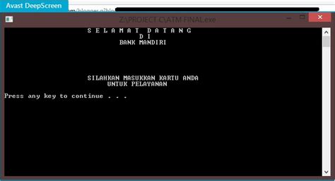 Membuat Atm Sederhana Dengan C Rahasia Hidup