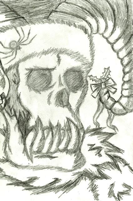 Kweeny Todd Creepmas Day 08 Kweeny Draws Krampus