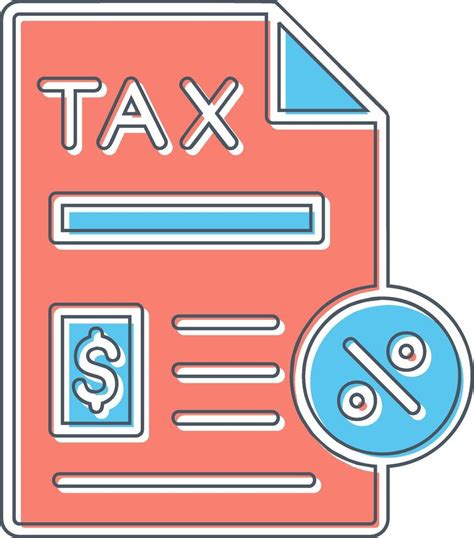 Tax Paperwork Vector Icon 39877537 Vector Art At Vecteezy