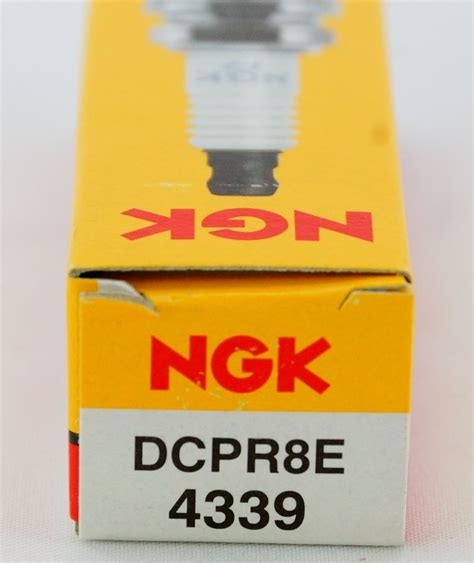 Set of 3 Genuine NGK 4339 Nickel Spark Plugs Standard DCPR8E Removable ...