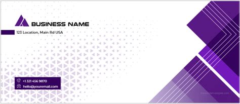 Printable Envelope Designs For MS Word Download