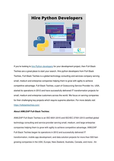 Ppt Hire Python Developer Powerpoint Presentation Free Download Id
