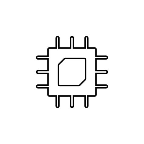 GPU Vector Icon Illustration Vector Art At Vecteezy