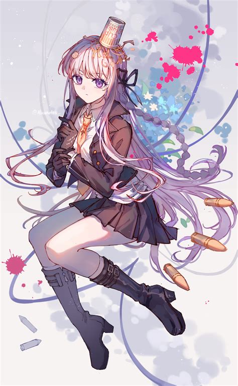 Kirigiri Kyoko Danganronpa And 1 More Drawn By Lixiang Guo Alice Danbooru