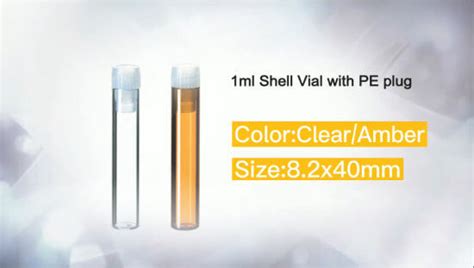 1ml Shell Vial Aijiren Vials For HPLC GC