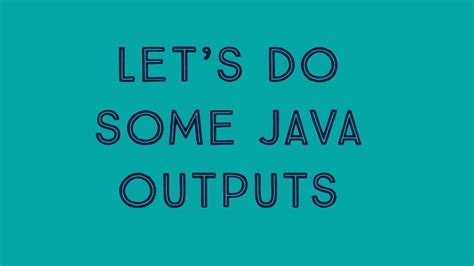 Lets Do Some Output Questions Based On Stringsjava Youtube