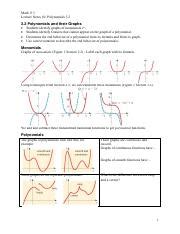 Understanding Polynomials End Behavior And Continuity Course Hero