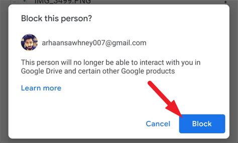 How To Block Someone On Google Drive